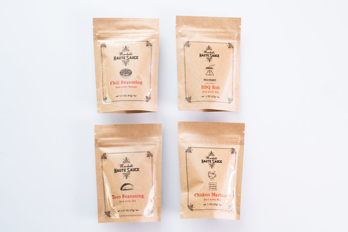 Seasoning Packet: Four Pack Combo- spices and seasoning sets – Marshall ...